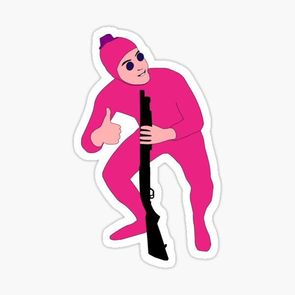 "Filthy Frank Pink Guy" Sticker for Sale by 00253 | Redbubble