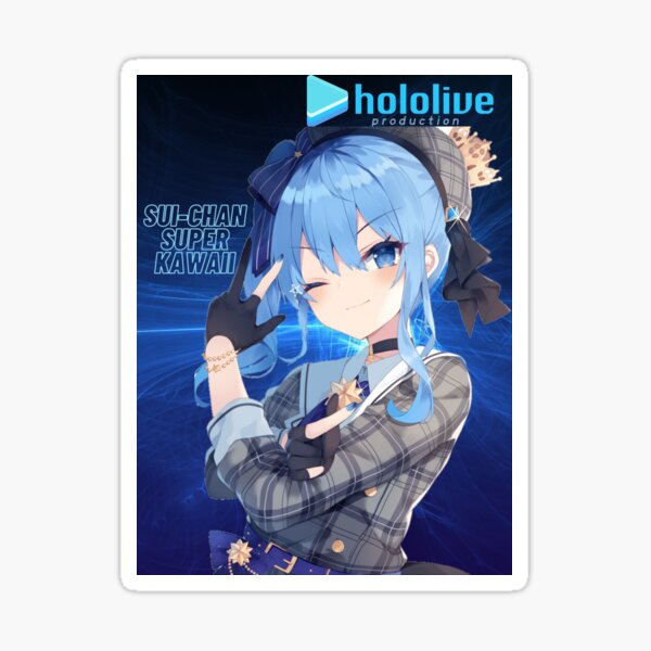"Hoshimachi Suisei Hololive" Sticker for Sale by gaobanban | Redbubble