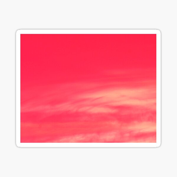 "Cute Pastel Pink Sky" Sticker by maisiriva | Redbubble