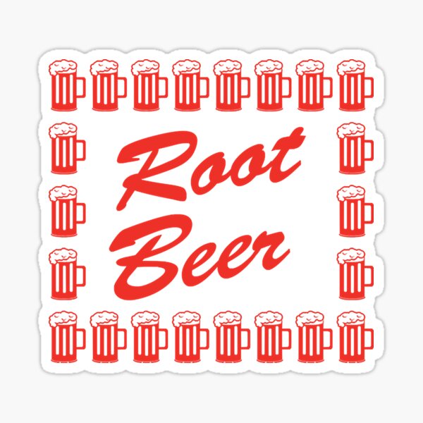 "Root Beer " Sticker for Sale by CooganSay | Redbubble