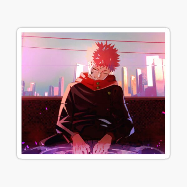 "yuji itadori" Sticker for Sale by Miehunmie | Redbubble