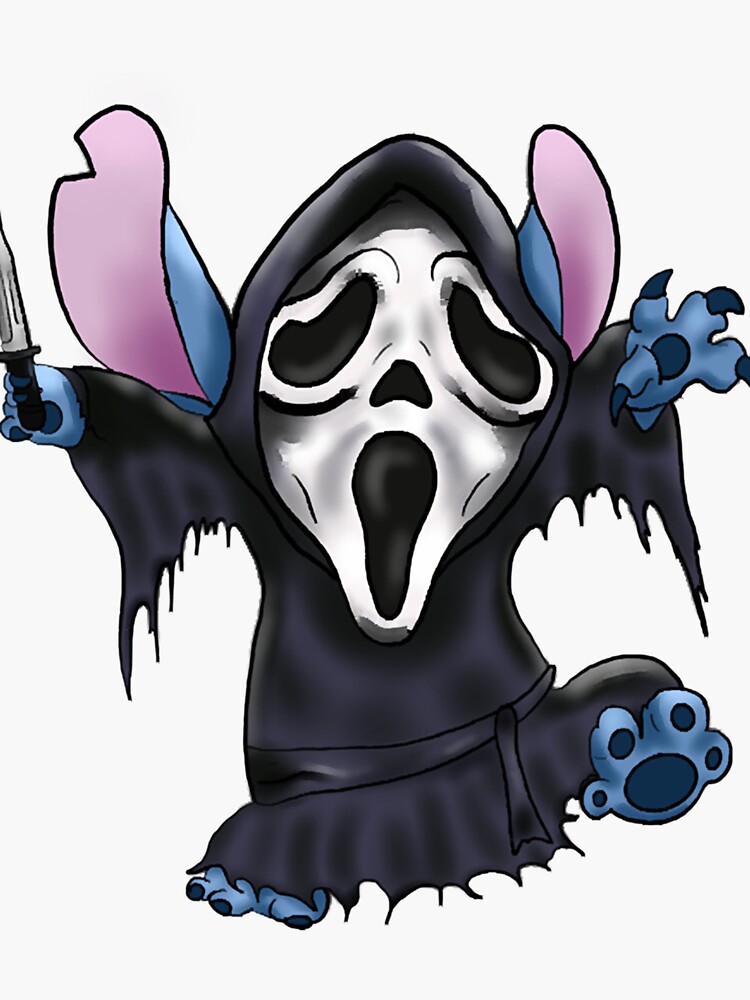 "Ghostface Stitch | Perfect Gift| Ghostface gift" Sticker for Sale by ...