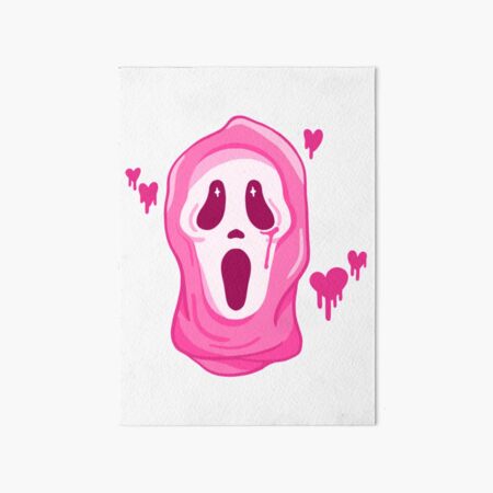 "Pink Pastel Ghostface| Perfect Gift| Ghostface gift" Art Board Print ...