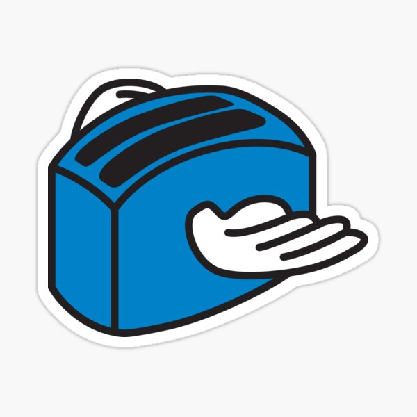 "Flying toasters" Sticker for Sale by Steamdrive | Redbubble