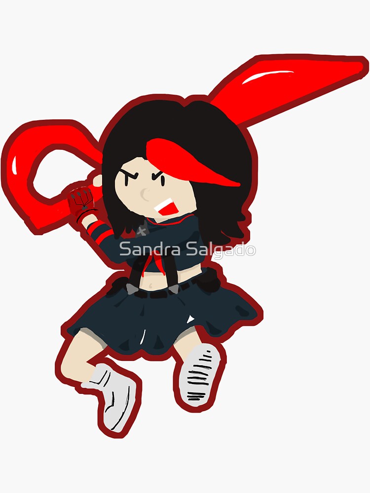 "Ryuko " Sticker by PseudoL | Redbubble