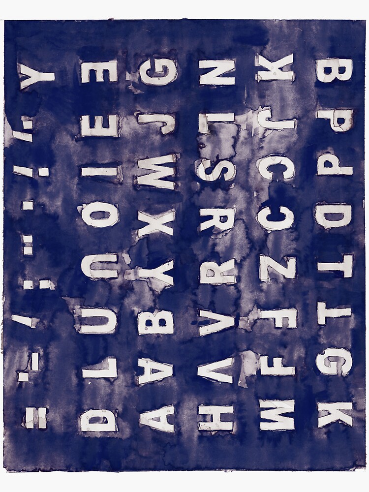 "Lisu letters" Sticker for Sale by junkohanhero | Redbubble