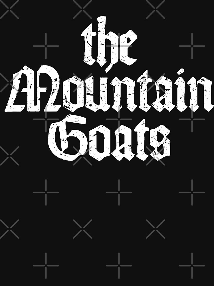 "THE MOUNTAIN GOATS" T-shirt for Sale by borsedemag | Redbubble | the ...