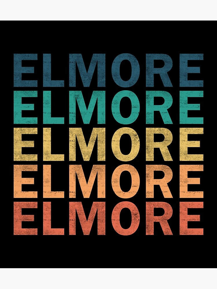 Póster «Camiseta con nombre de Elmore - Camiseta con artículo de regalo ...