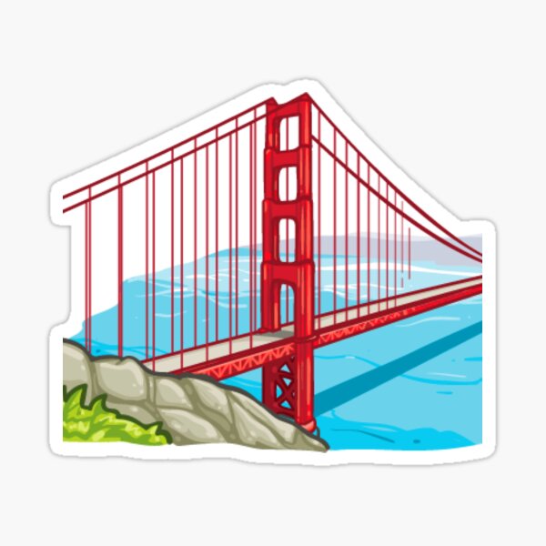 "wooden bridge" Sticker for Sale by Roshankeenoo | Redbubble