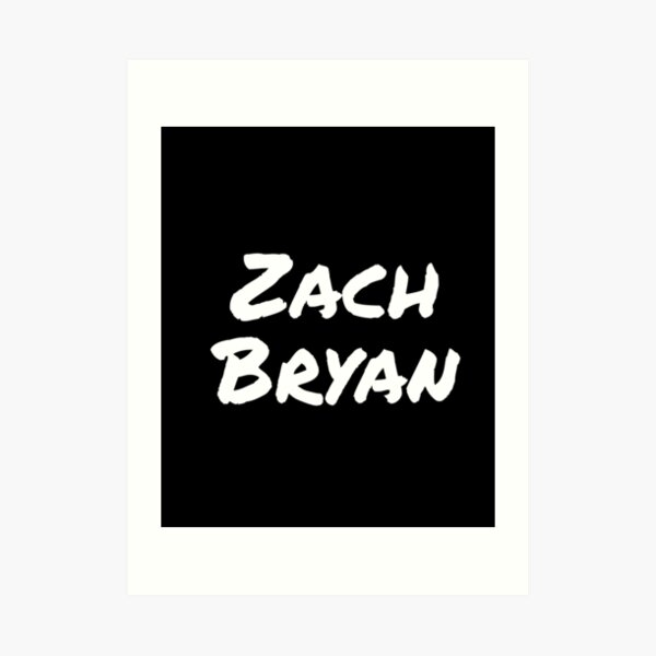 Zach Bryan Art Prints | Redbubble