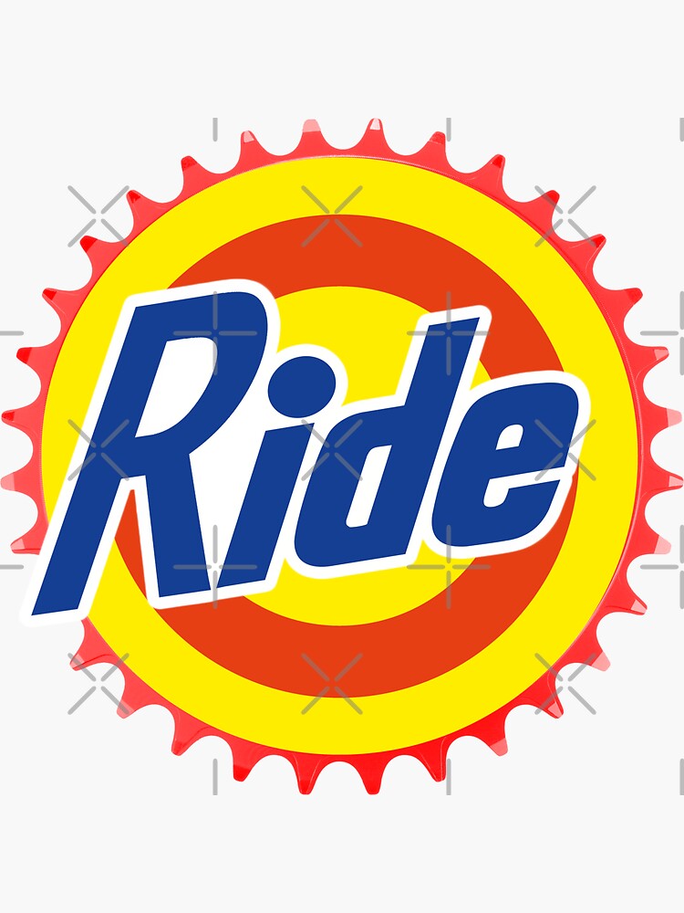 "Ride (Parody)" Sticker for Sale by esskay | Redbubble