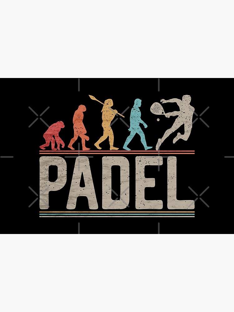 "Padel Evolution of Man Vintage Funny Padel Player" Poster for Sale by ...