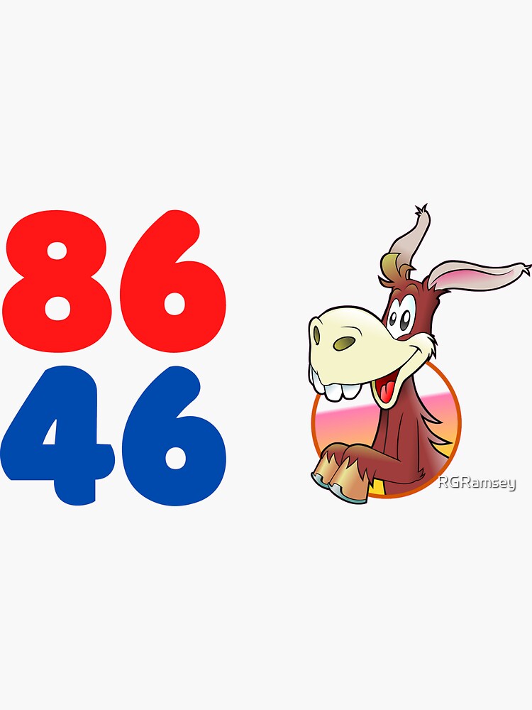 "86 46 Impeach Joe Biden" Sticker for Sale by RGRamsey | Redbubble