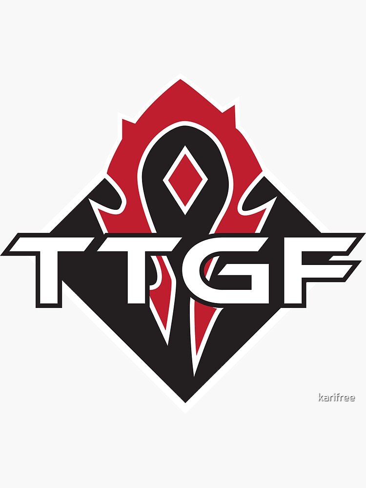 "TTGF Guild Logo 01" Sticker for Sale by karifree | Redbubble
