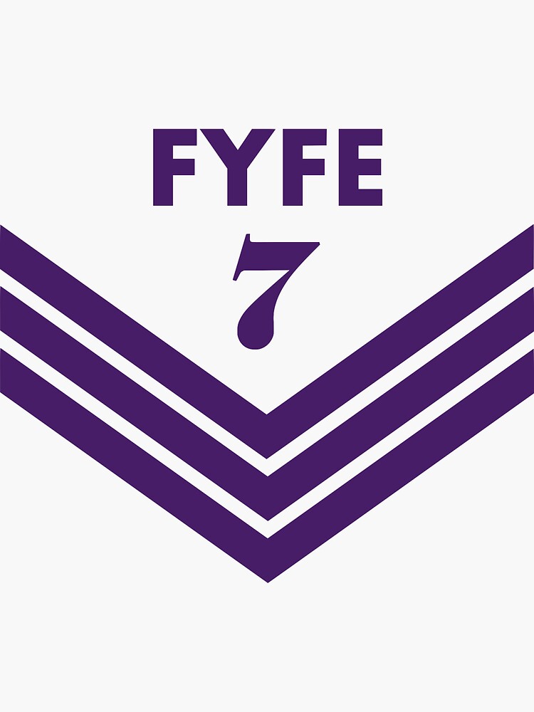 "NAT FYFE" Sticker for Sale by hennymac3 | Redbubble