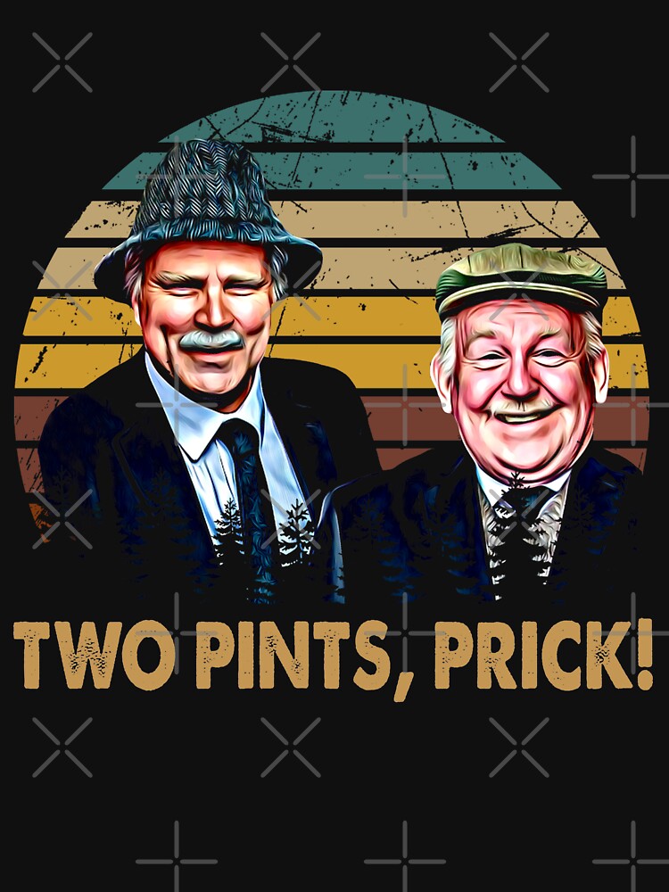 "Vintage Design Still Game Films - Two Pints, Prick!" Essential T-Shirt ...