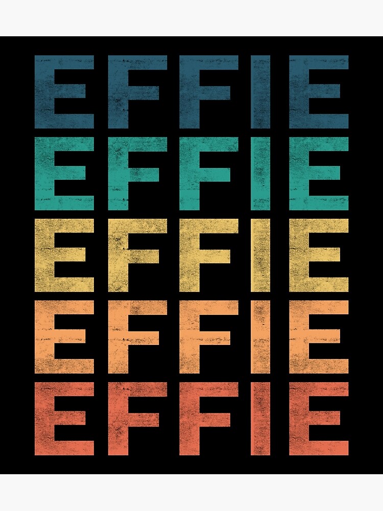 Lámina fotográfica «Camiseta con nombre de Effie - Camiseta con ...