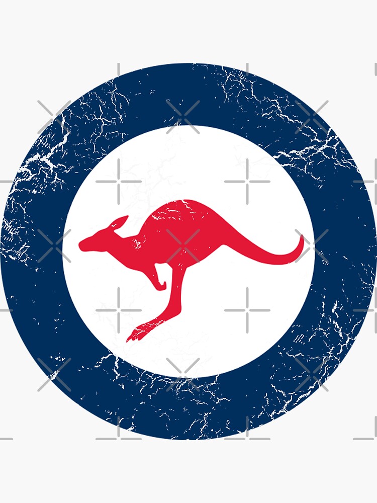 "Military Roundels - RAAF - Royal Australian Air Force" Sticker for ...