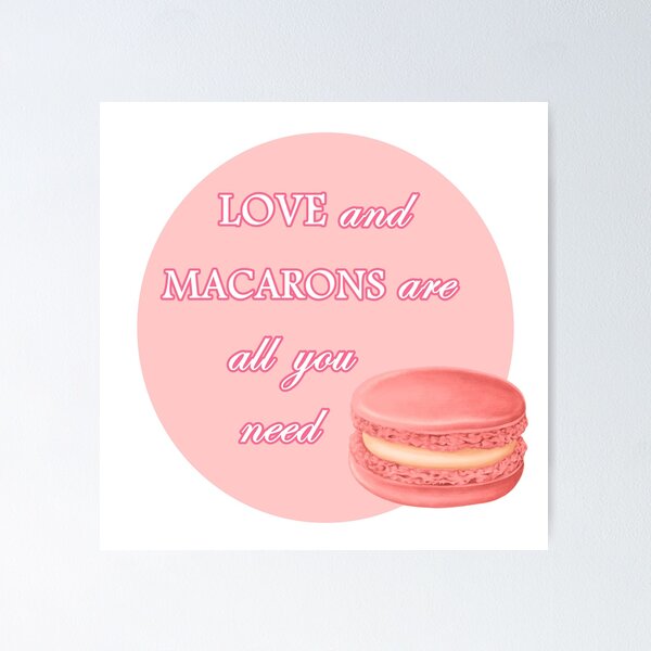 Macarons Love Quotes Love And Macarons Card – Boomf