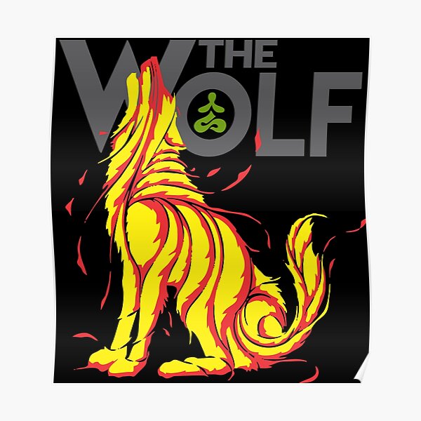 "The Wolf Fire" Poster for Sale by WiDe-N | Redbubble