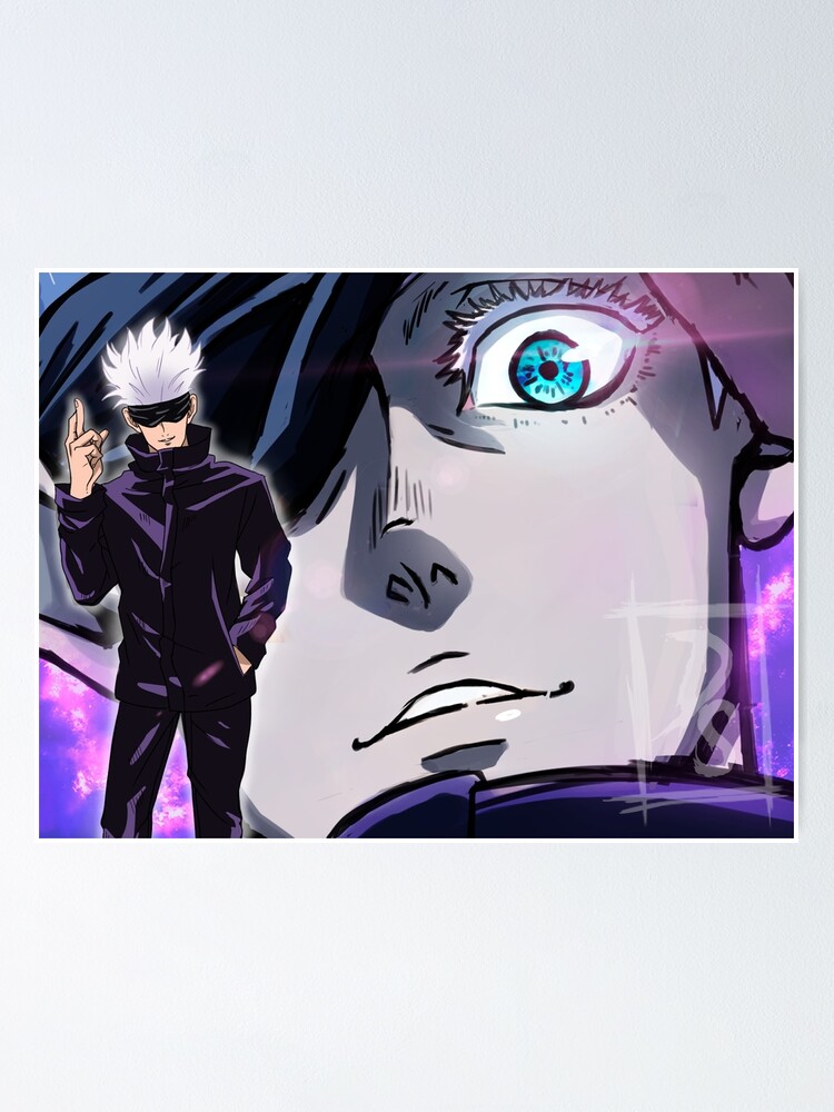 "Jujutsu Kaisen Anime Satoru Gojo Poster" Poster for Sale by ...