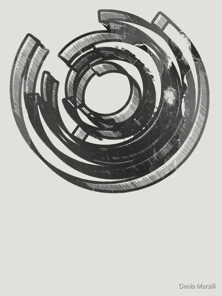 "Abstract Maze Distressed" T-shirt for Sale by ddtk | Redbubble | mind ...