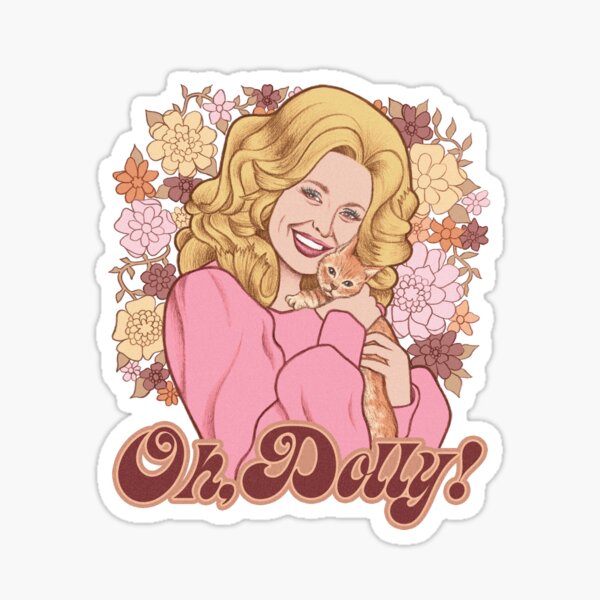 "Dolly" Sticker for Sale by courtneysummer | Redbubble