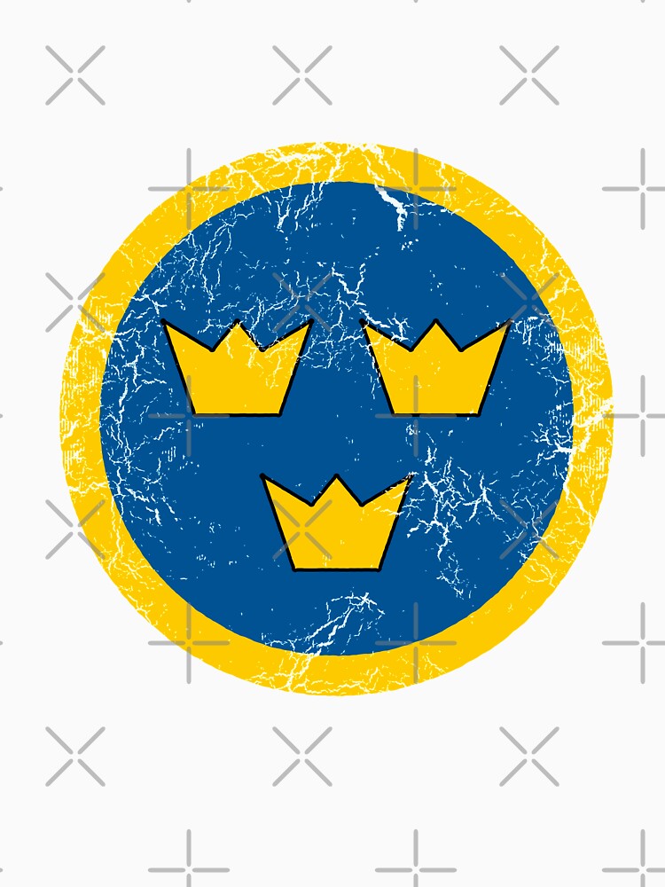 "Military Roundels - Flygvapnet Swedish Air Force" T-shirt for Sale by ...