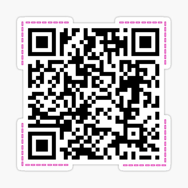 "Qr Code Scan" Sticker for Sale by Zash9 | Redbubble