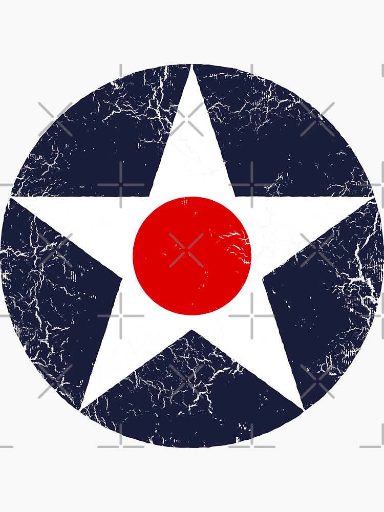"Military Roundels - United States Army Aviation Corps - USAAC" Sticker ...