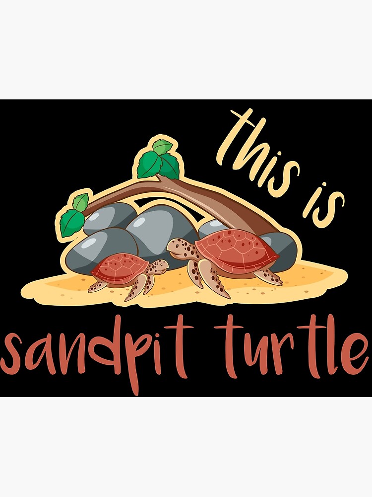 Póster «Esta es la camiseta Sandpit Turtle Essential: amo la camisa de ...