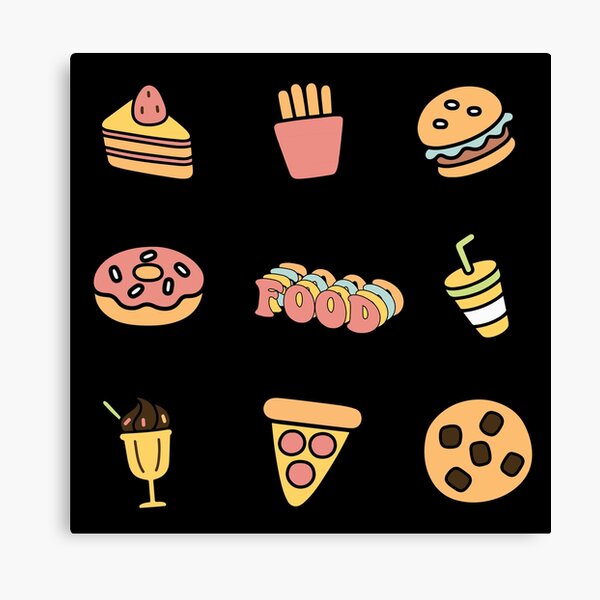 "Junk Food Doodle Pack / Cute Junk Food / Junk Food doodle / Doodle's ...