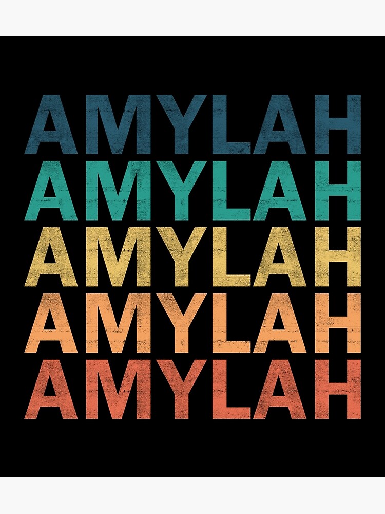 Póster «Camiseta con nombre de Amylah - Camiseta de artículo de regalo ...