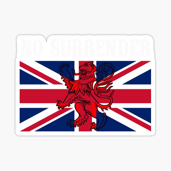"No Surrender" Sticker for Sale by TyronSimons201 | Redbubble