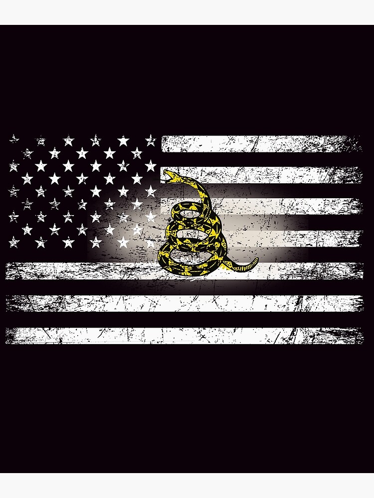 "USA Snake Flag" Poster for Sale by TheFamiLeeBrand | Redbubble