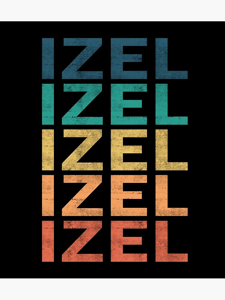 Póster «Camiseta con nombre de Izel - Camiseta de artículo de regalo ...