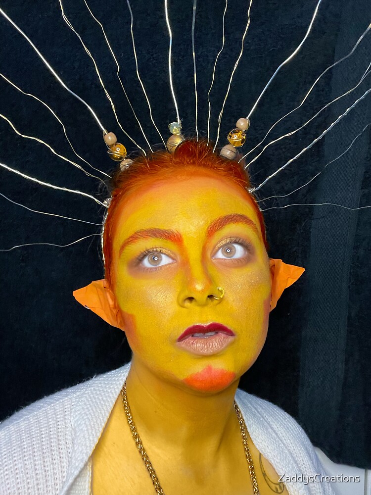 "solar king" Sticker for Sale by ZaddysCreations | Redbubble