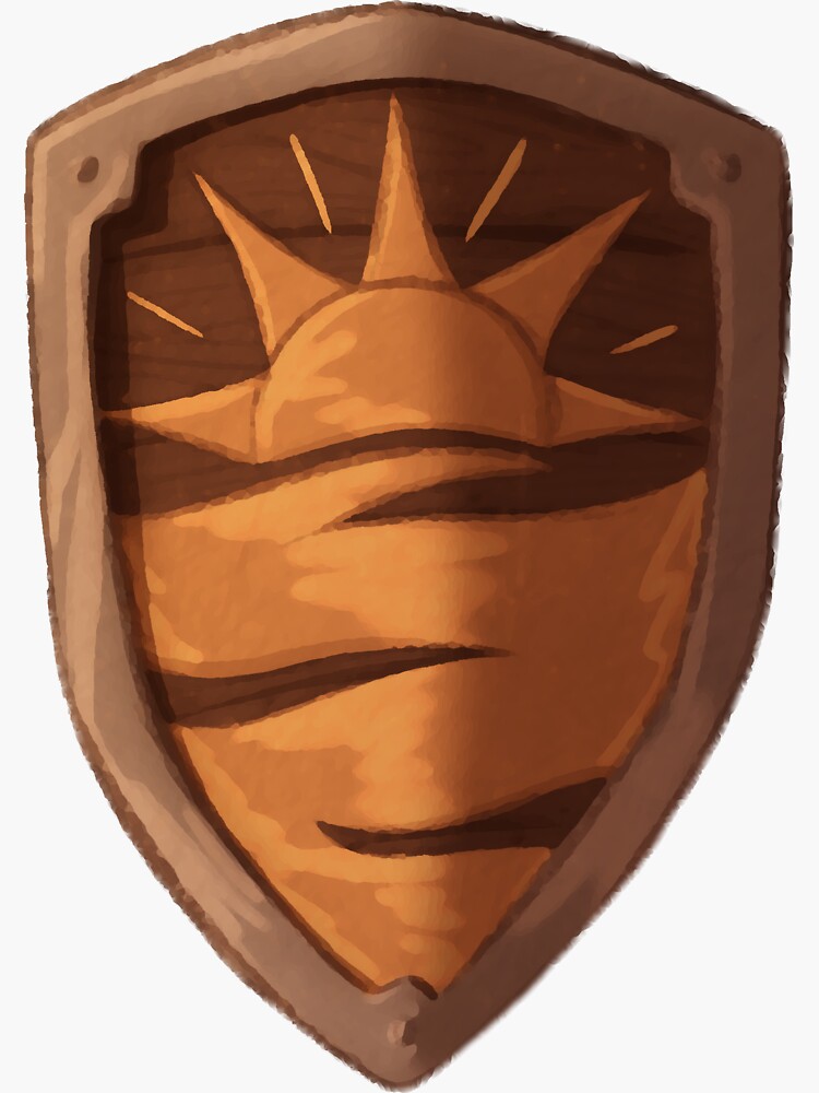 "Shield of Light" Sticker for Sale by JonathanPTArts | Redbubble