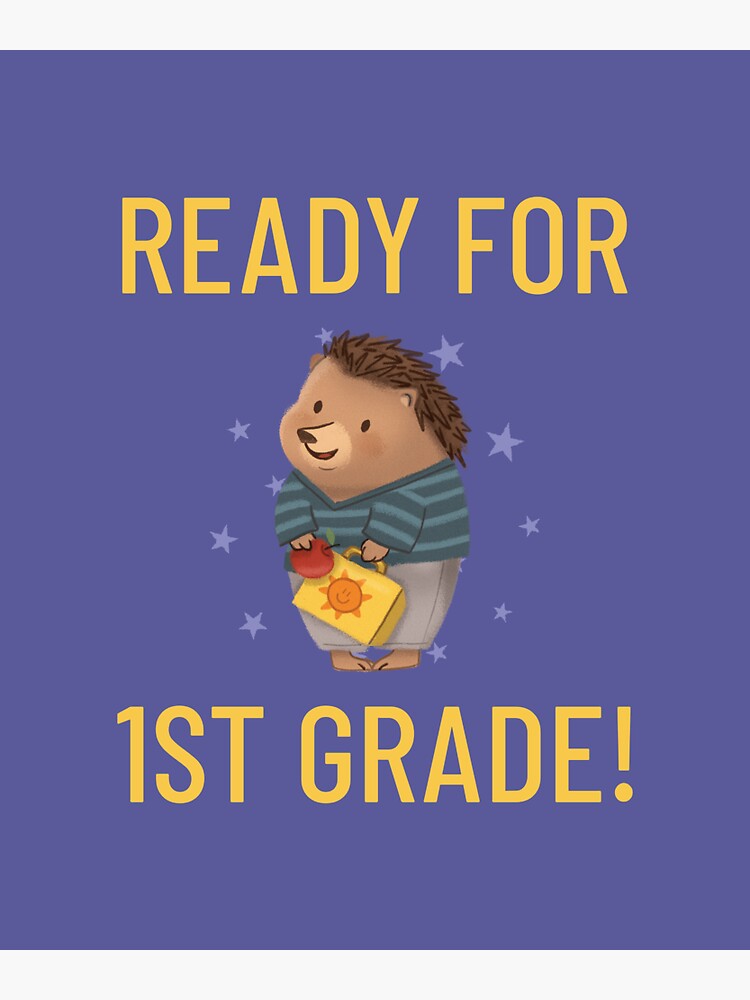 "First grade" Sticker for Sale by Johnson-Dexter | Redbubble