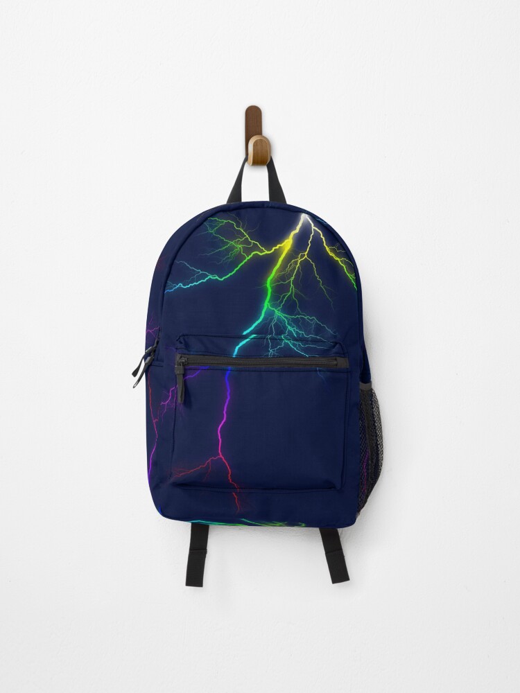 "Lightning Bright Colorful thunder and lightning" Backpack for Sale by ...