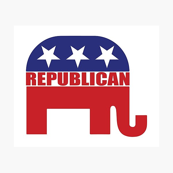 "Republican Elephant Logo" Photographic Print for Sale by Republican ...