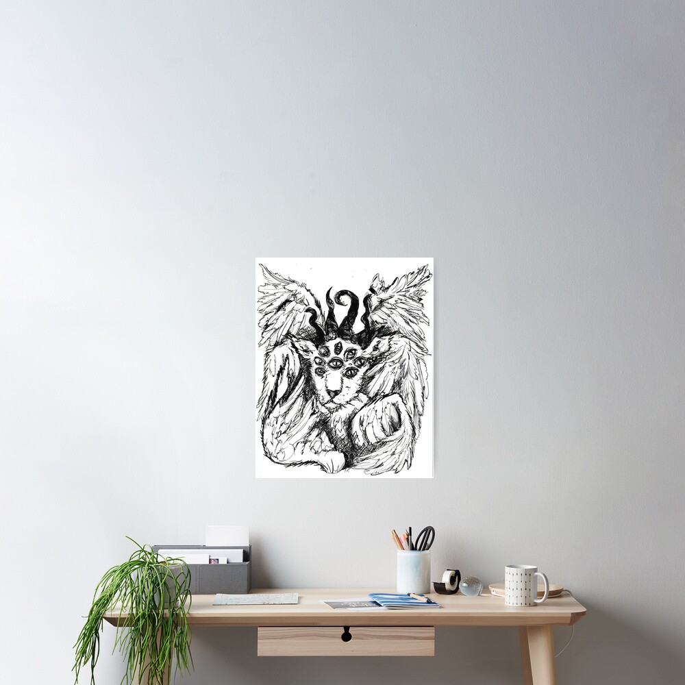 "cursed lamb normal version" Poster for Sale by lovefromsirius | Redbubble