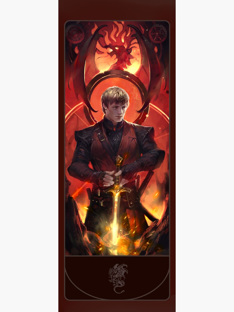 "BBC Merlin: The Dragon Rises (Arthur)" Sticker for Sale by ...