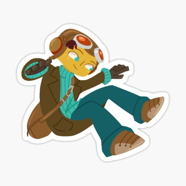 "razmataz! | Psychonauts" Sticker for Sale by sunstonespark | Redbubble