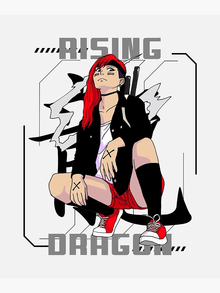Póster «Ropa urbana de temática urbana Rising Dragon» de Storopia ...