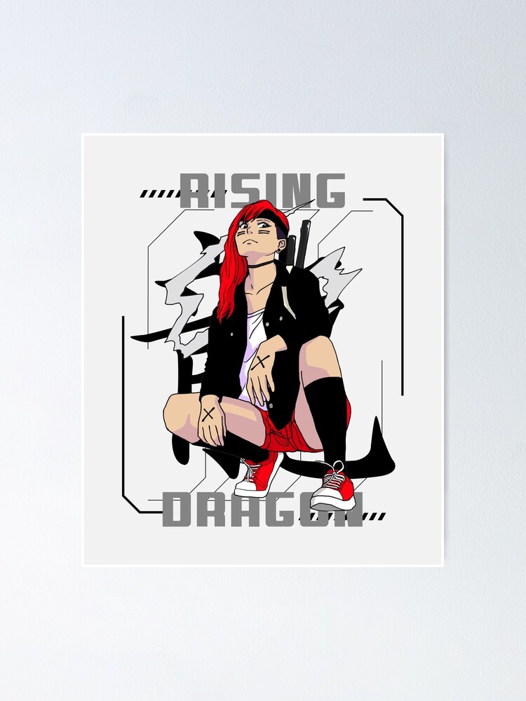 Póster «Ropa urbana de temática urbana Rising Dragon» de Storopia ...