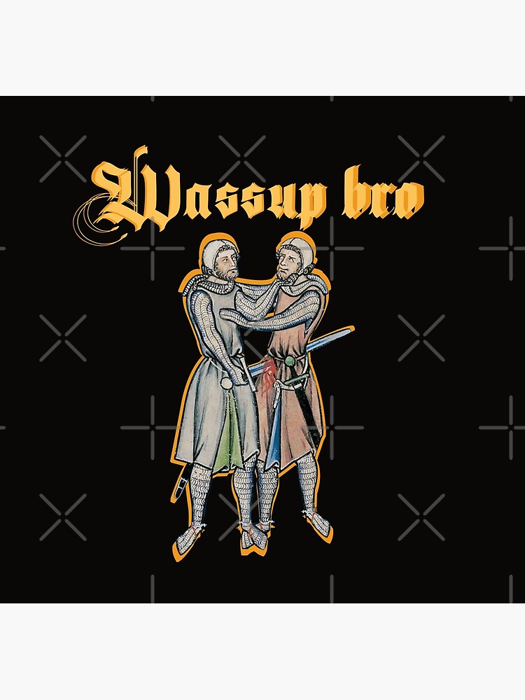 "wassup bro " Art Print for Sale by Drassen | Redbubble