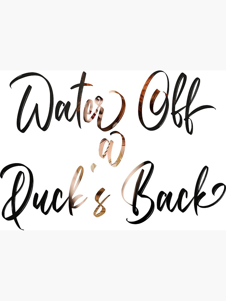 "Water Off A Ducks Back! Jinkx Monsoon" Poster by ferjibaja | Redbubble