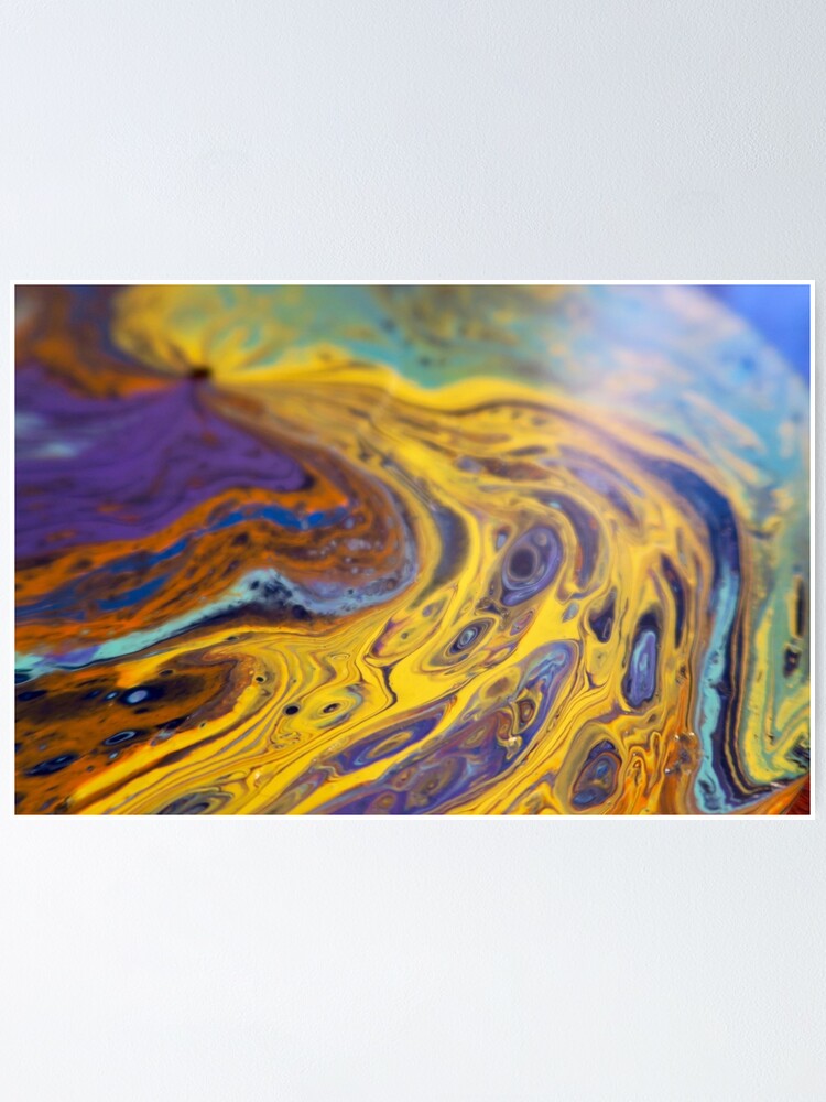 "Draining Color" Poster for Sale by AbrorschachArt | Redbubble