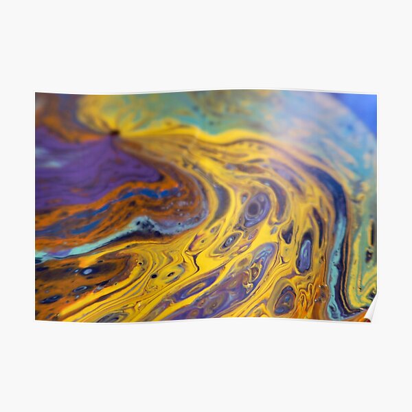 "Draining Color" Poster for Sale by AbrorschachArt | Redbubble